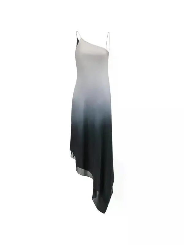 OUDE WAAG Ombré Asymmetric Slip Dress