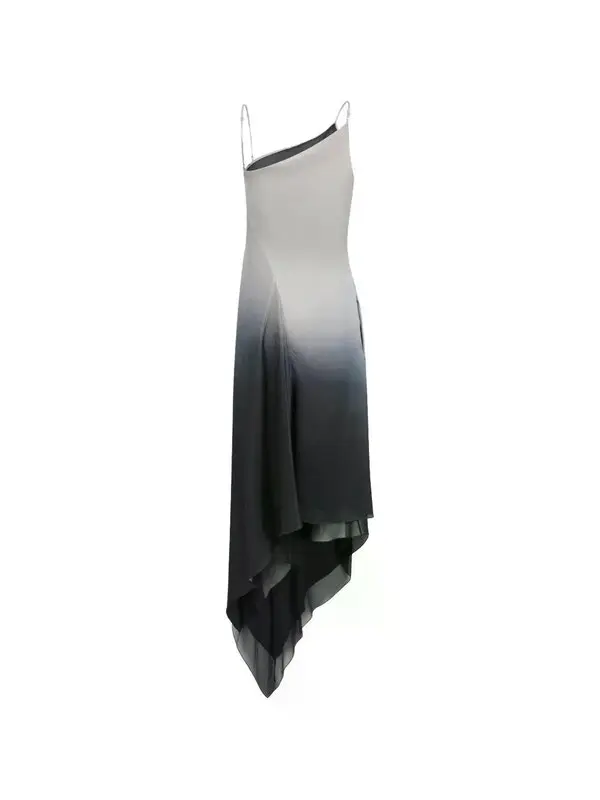 OUDE WAAG Ombré Asymmetric Slip Dress