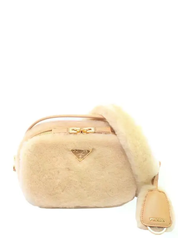 Prada 2013-2026 Mini Shearling Odette Satchel