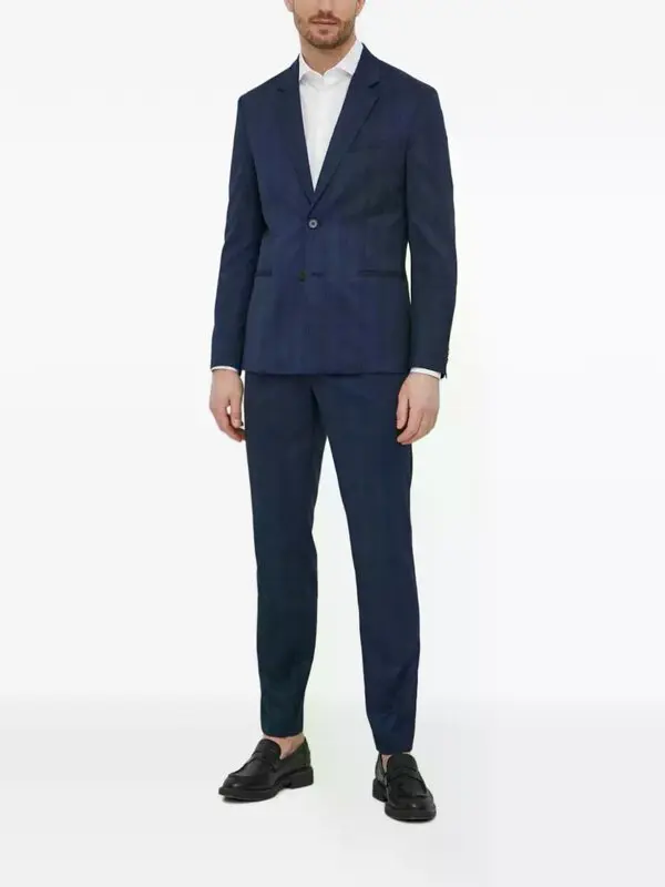 Sisley Check-pattern Pleated Trousers