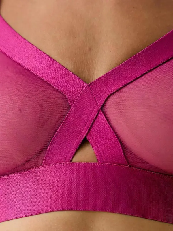 Dkny Mesh-panelled Bra