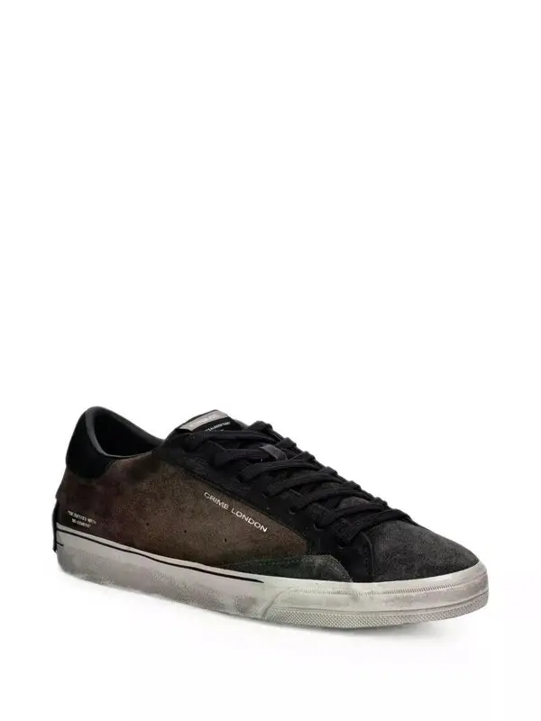 CRIME LONDON Distressed 2.0 Panelled Sneakers
