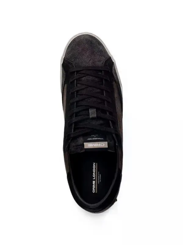 CRIME LONDON Distressed 2.0 Panelled Sneakers