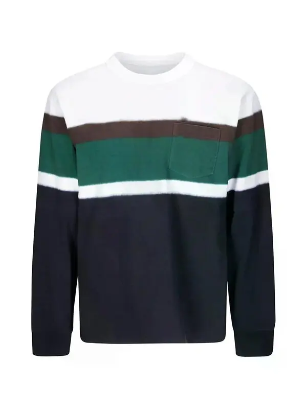 Sacai Chusen-dyed Sweatshirt - Blue