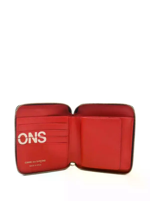 Comme Des Garçons Huge Logo Zip-around Wallet