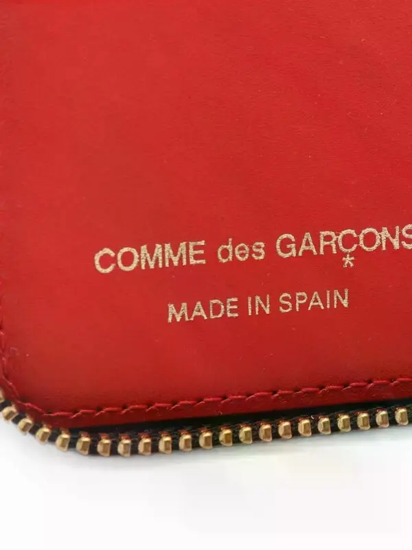 Comme Des Garçons Huge Logo Zip-around Wallet