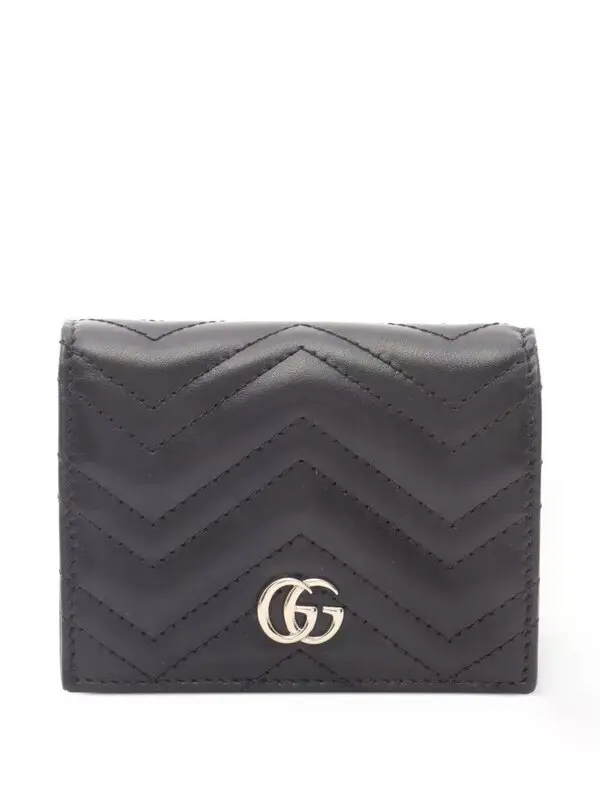 Gucci Gg Marmont Bi-fold Wallet - Black