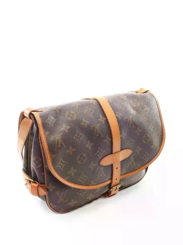 LOUIS VUITTON 1992 30 Monogram Saumur Shoulder Bag