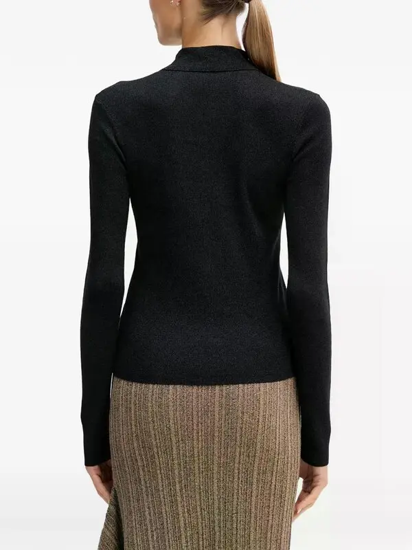 Sisley Button-up Collared Cardigan