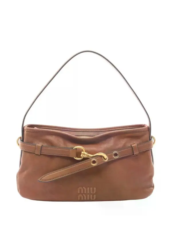 Miu Miu 2010-2026 Leather Adventure Shoulder Bag