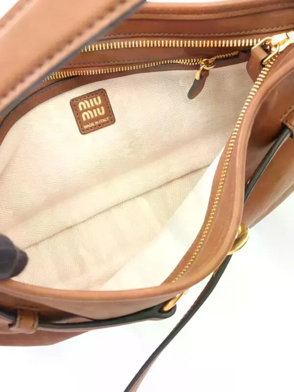 Miu Miu 2010-2026 Leather Adventure Shoulder Bag