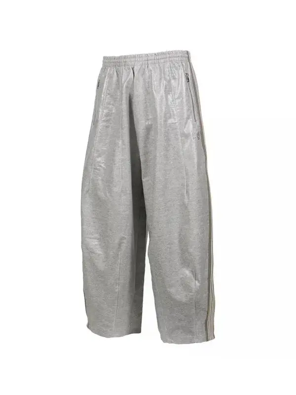 Needles H.d. Butterfly-embroidered Track Pants - Grey