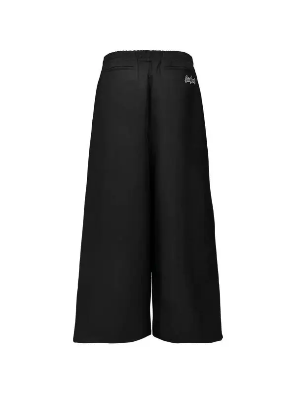 INTODUSK Logo-embroidered Wide-leg Trousers