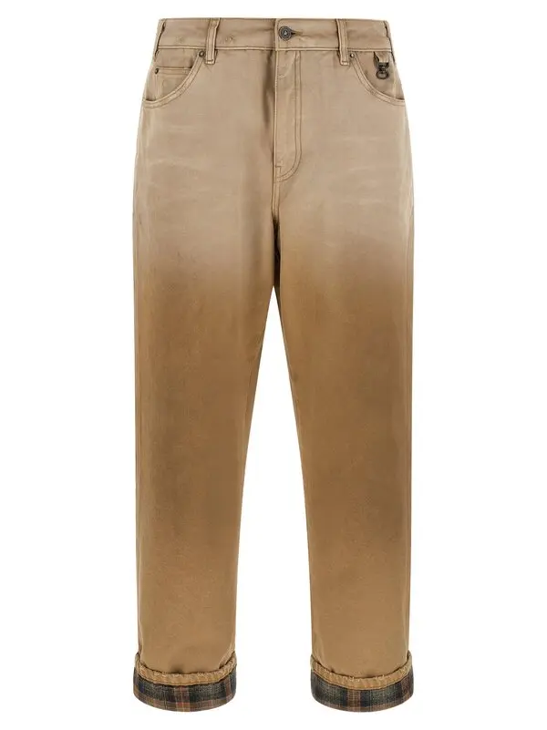 GOLDEN GOOSE Journey Russell Trousers With Check Lapels