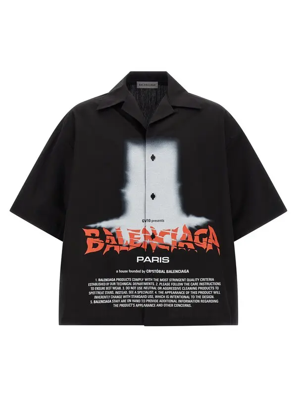 Balenciaga The Door' Bowling Shirt