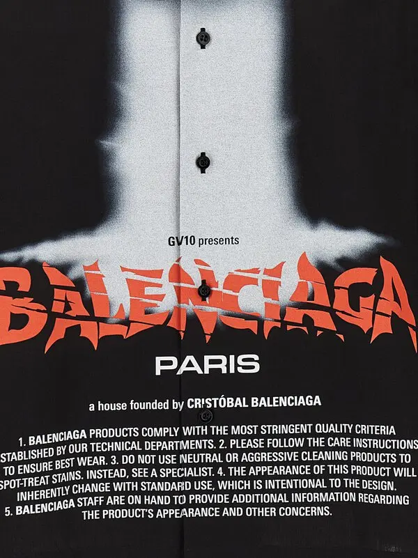 Balenciaga The Door' Bowling Shirt