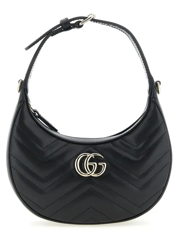 Gucci Gg Marmont' Small Shoulder Bag - Black