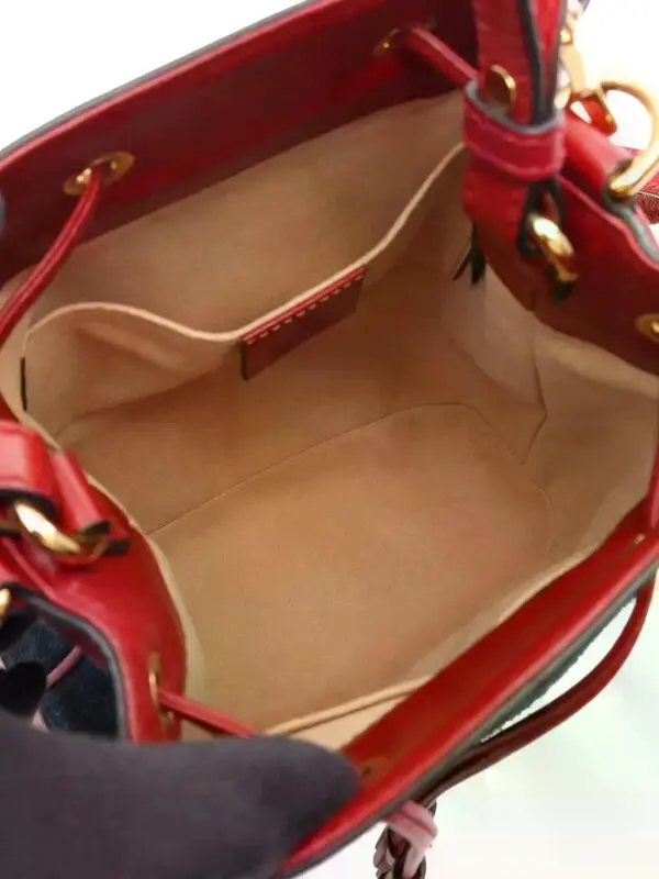 Gucci 2016-2026 Small Suede Ophidia Bucket Satchel