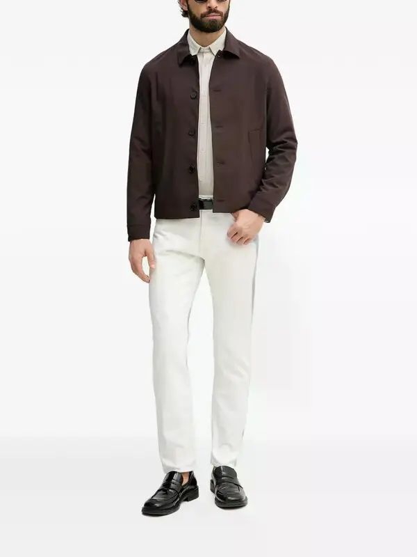 Sisley Button-up Collared Jacket
