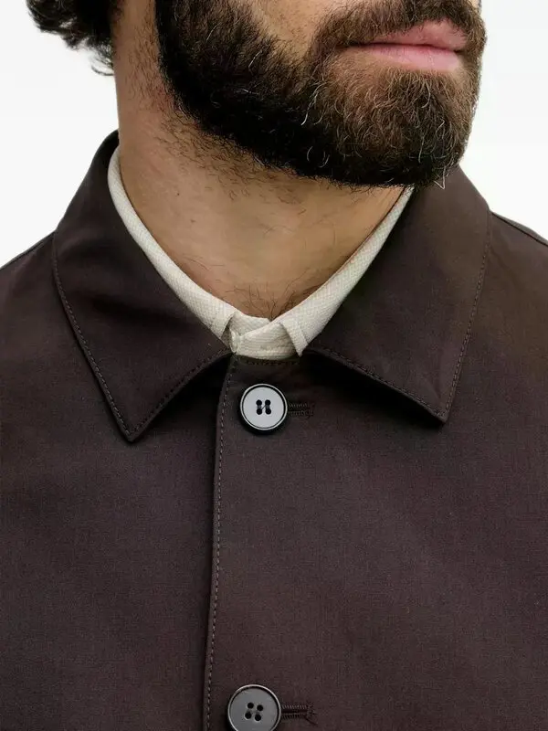 Sisley Button-up Collared Jacket