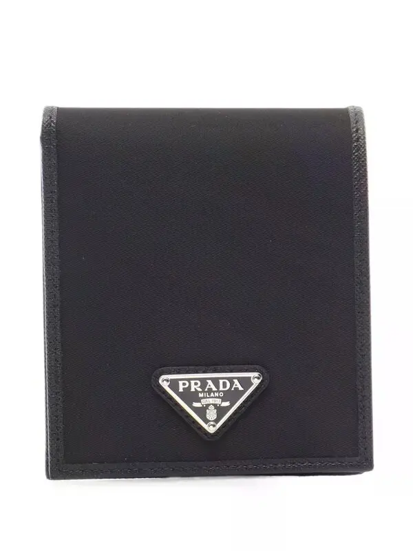 Prada 2020s Tessuto Bi-fold Wallet - Black