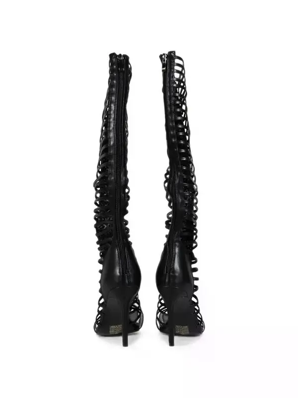 NIIHAI Lock Up Open-toe Heeled Sandals