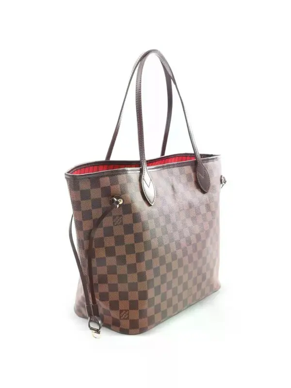 LOUIS VUITTON Damier Ebene Neverfull Tote Bag