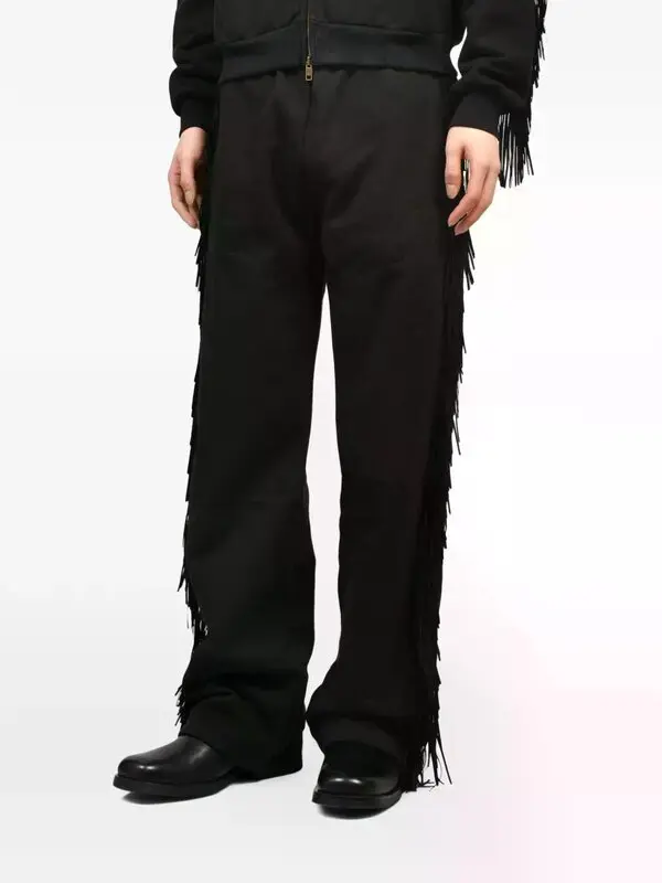 AUSTIN POST Fringed Track Pants