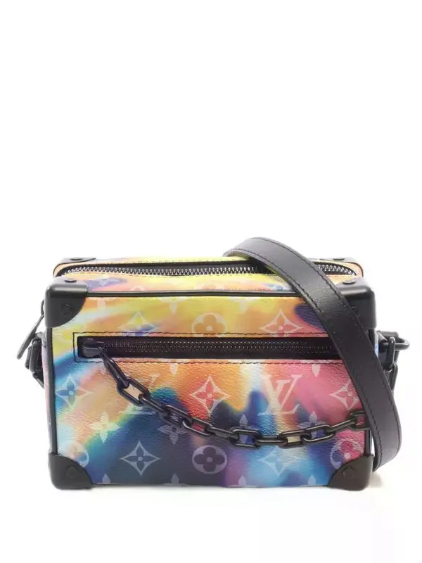 LOUIS VUITTON Mini Monogram Sunset Soft Trunk Shoulder Bag - Black