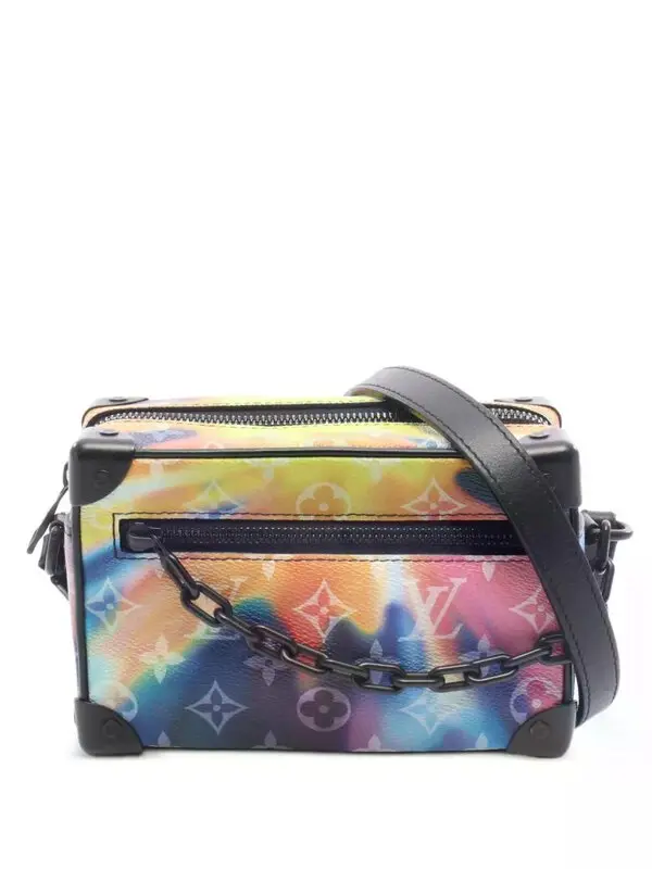 LOUIS VUITTON Mini Monogram Sunset Soft Trunk Shoulder Bag - Black