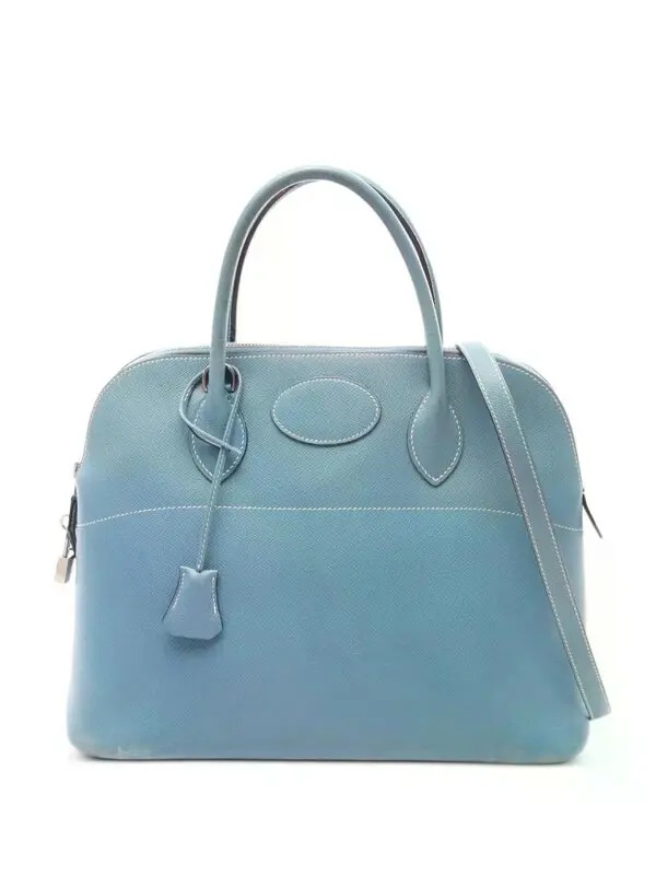 Hermès Epsom 35 Bolide Tote Bag - Blue
