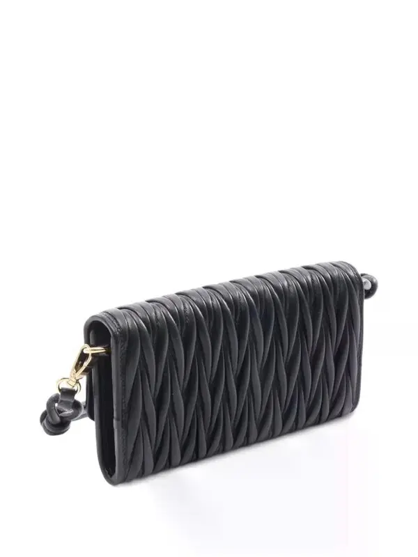 Miu Miu Matelassé 2-way Shoulder Bag - Black