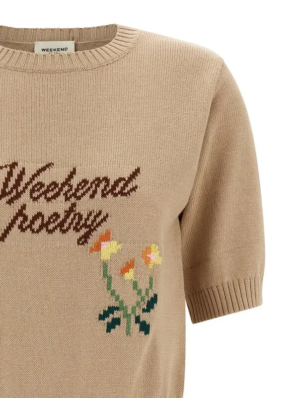 Max Mara Wkdfiacre' Intarsia Sweater