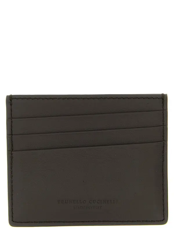 Brunello Cucinelli Logo Card Holder