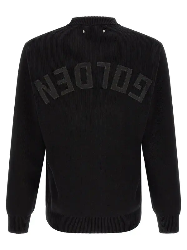 GOLDEN GOOSE Ribbed Sweater With Logo