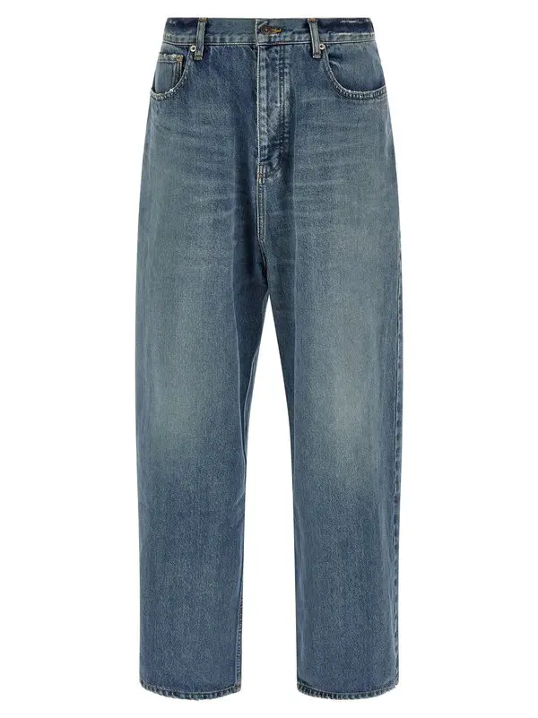 Balenciaga Distressed Baggy Jeans