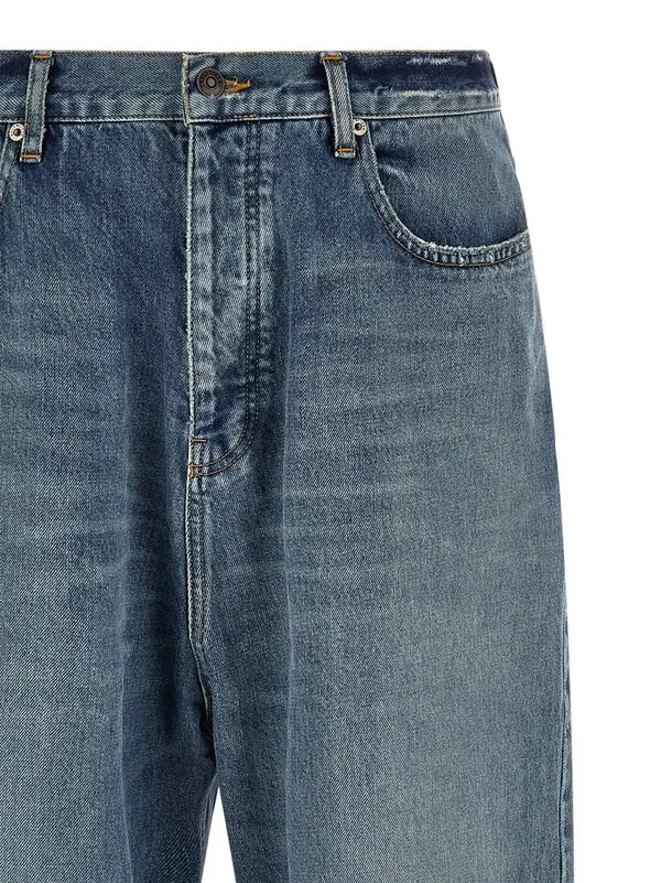Balenciaga Distressed Baggy Jeans