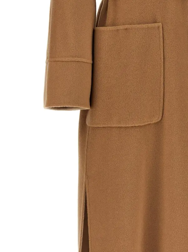 Max Mara Nodo' Reversible Coat - Cream