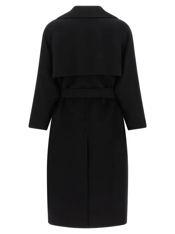 Max Mara Operoso' Dressing Gown Coat - Black