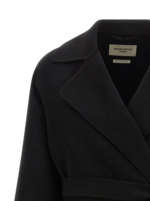 Max Mara Operoso' Dressing Gown Coat - Black