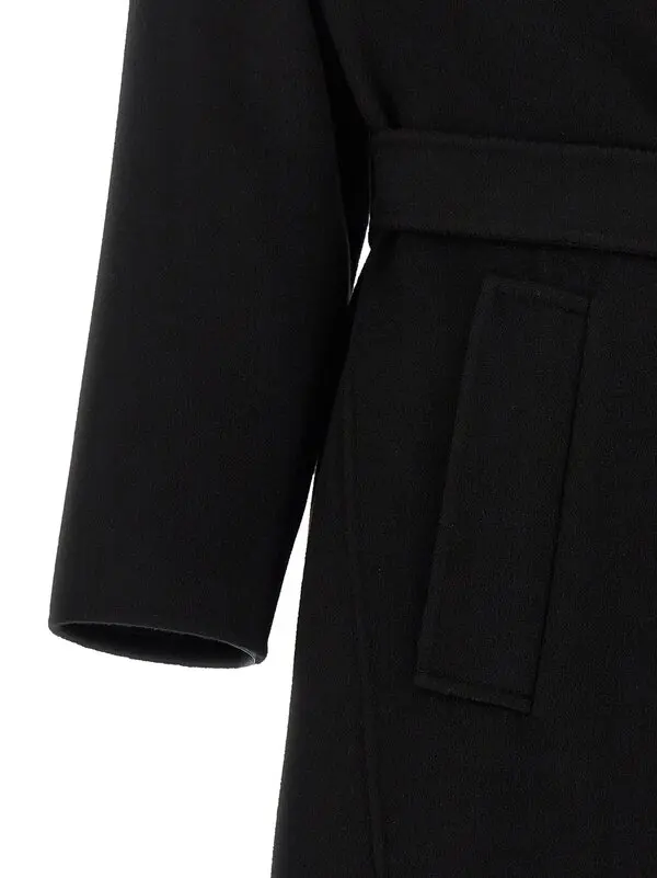 Max Mara Operoso' Dressing Gown Coat - Black