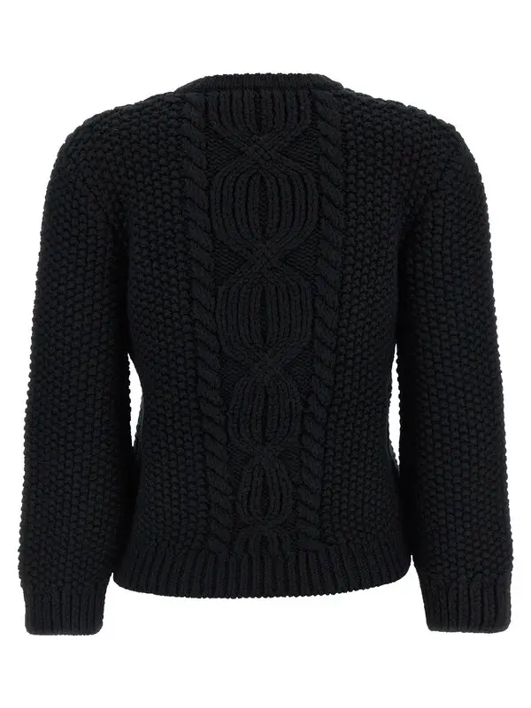 Saint Laurent Wool Sweater With Processing