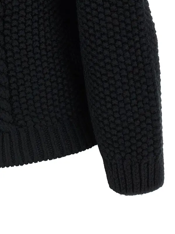 Saint Laurent Wool Sweater With Processing