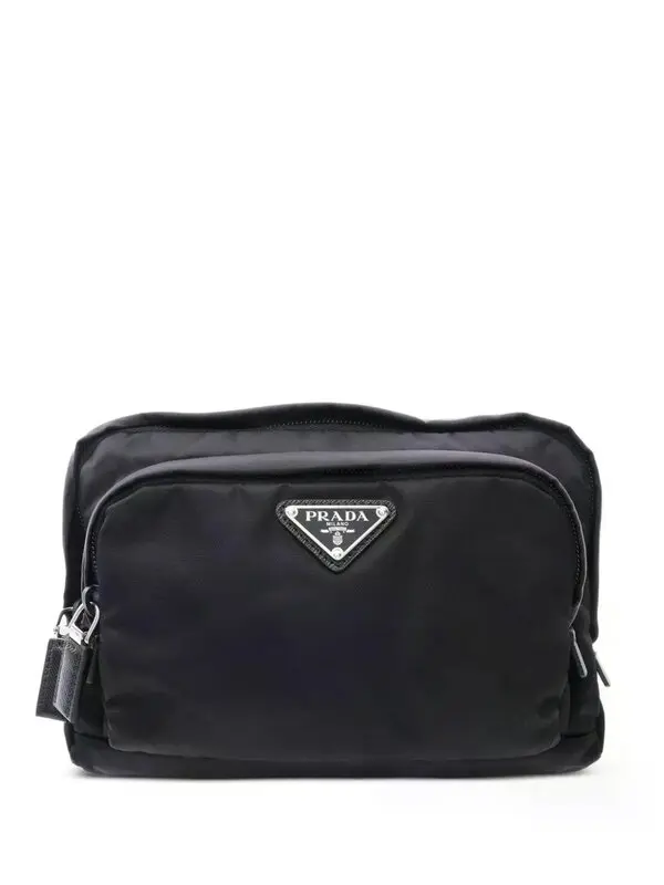Prada Tessuto Wash Bag - Black
