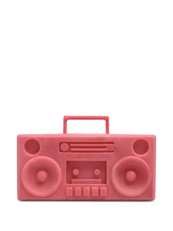 DAVIE OCHO Boombox Sculpted Candle - Pink
