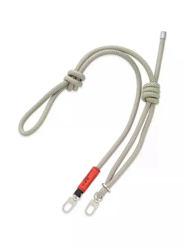 A.p.c. Logo-patch Rope Strap - Neutrals