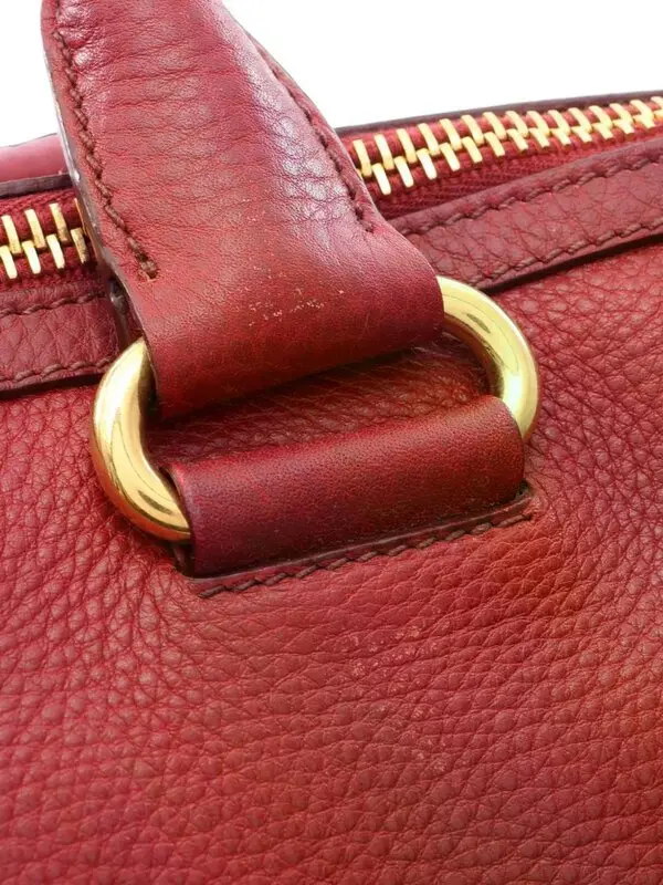 Prada 2010s Pebbled Leather Tote Bag