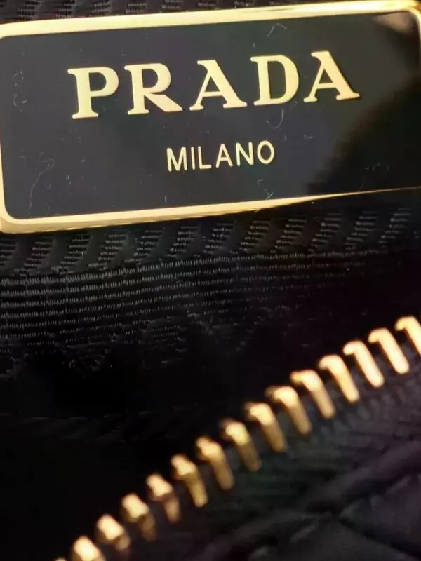 Prada Quilted Shoulder Bag - Black