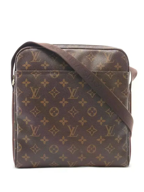 LOUIS VUITTON 2013 Monogram Trotteur Beaubourg Shoulder Bag - Brown