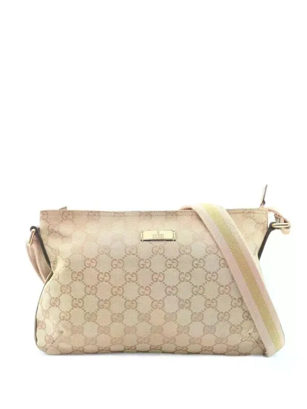 Gucci 2000s Gg Canvas Shoulder Bag